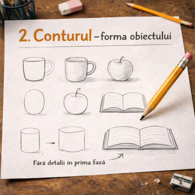 Tehnici de bază în desen – ghid simplu pentru începători - Decorello